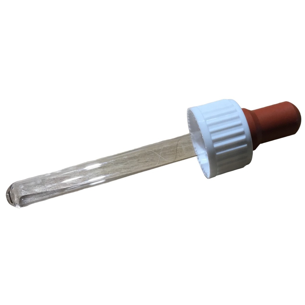 Pipette compte-gouttes en verre de 20 ml- pack de 20 pièces